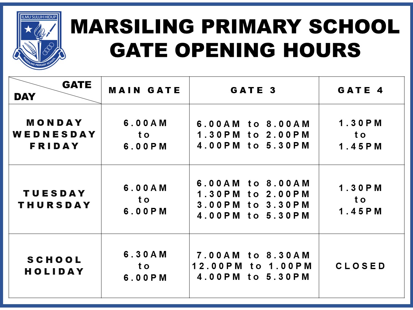 School Hours